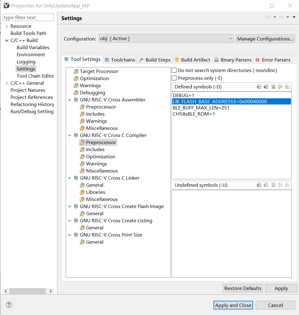 CH573 CH582 OTA例程讲解二(方式二：使用固定库+扩大APP程序空间) | α-LIB
